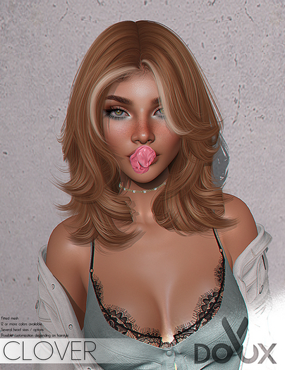Second Life Marketplace Doux Clover Hairstyle [demo]